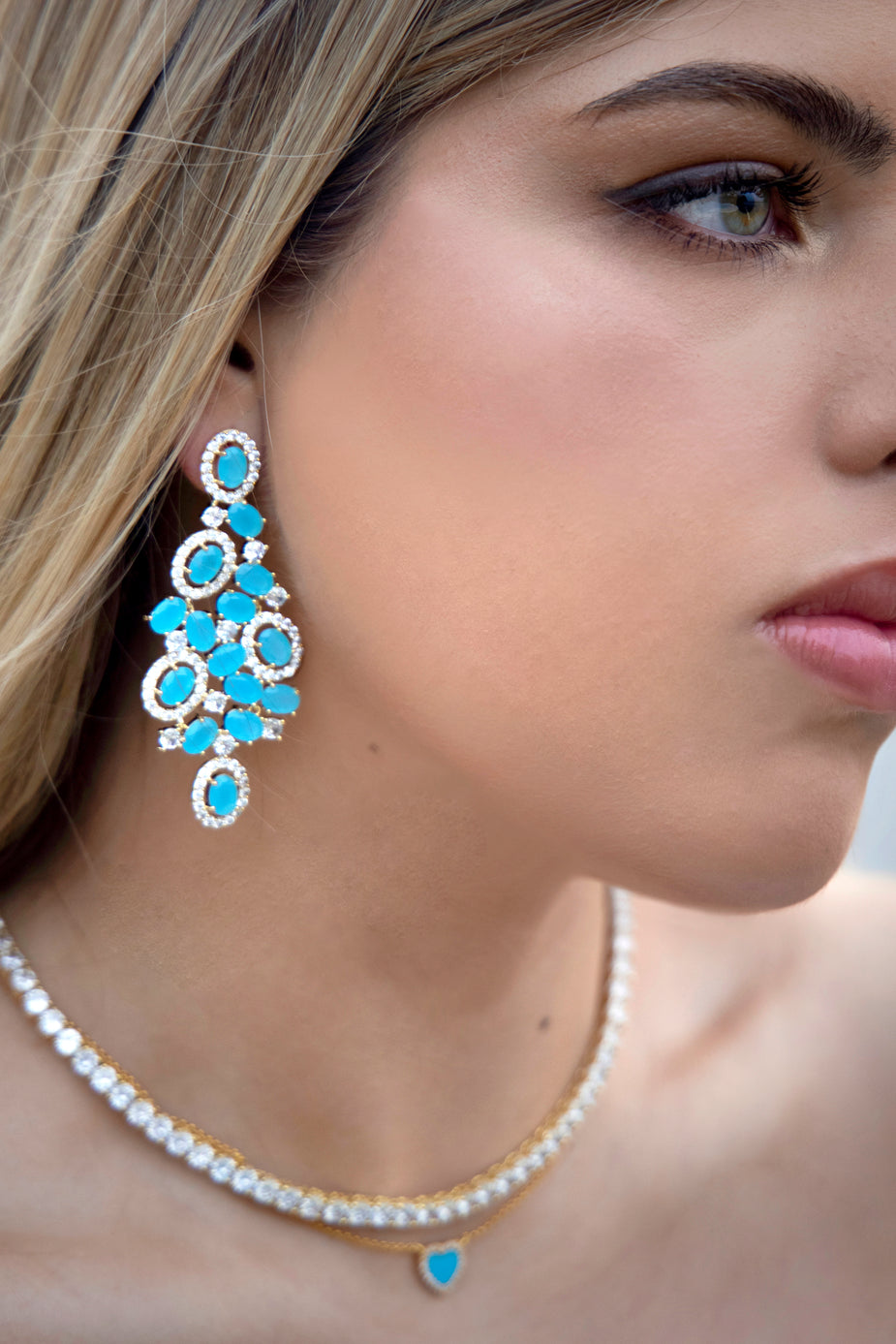 Colección de joyería turquesa - Lavanda joyería